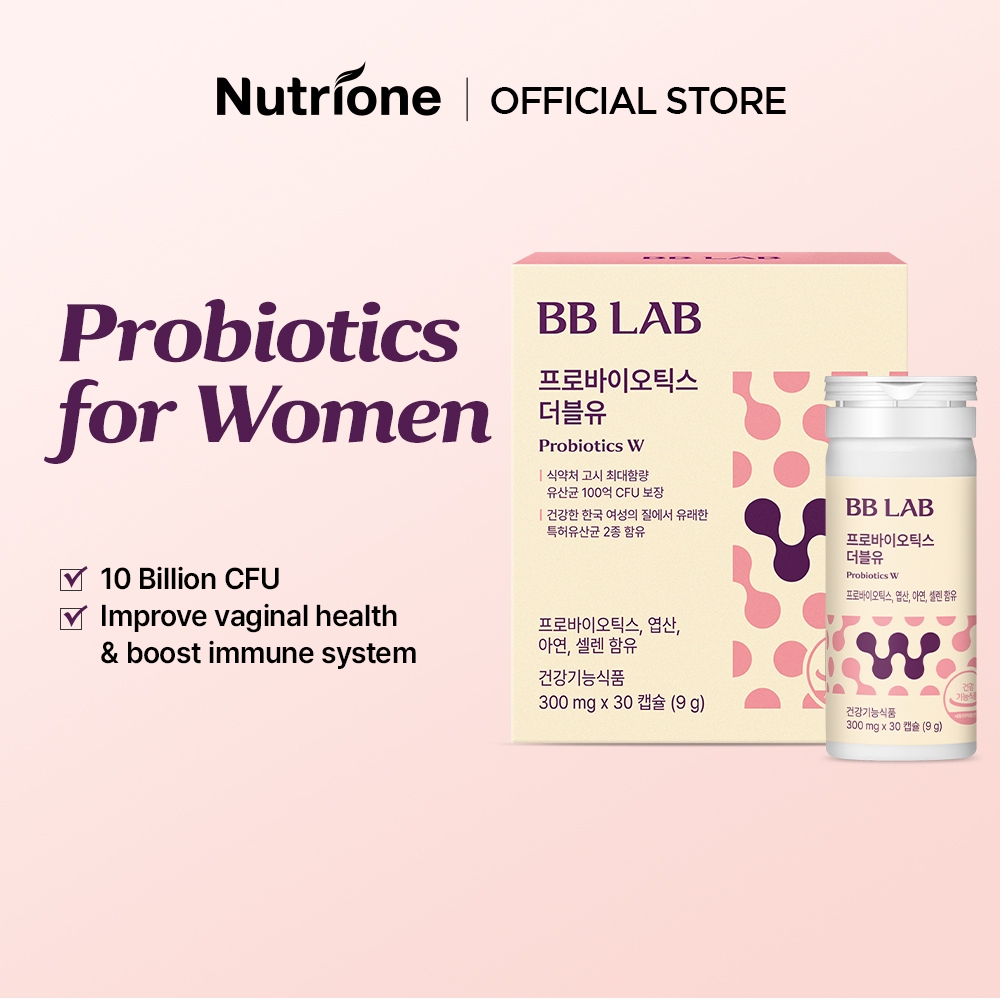 NUTRIONE BB LAB Probiotics W (300mg x 30 Capsules / BOX) | Shopee Singapore