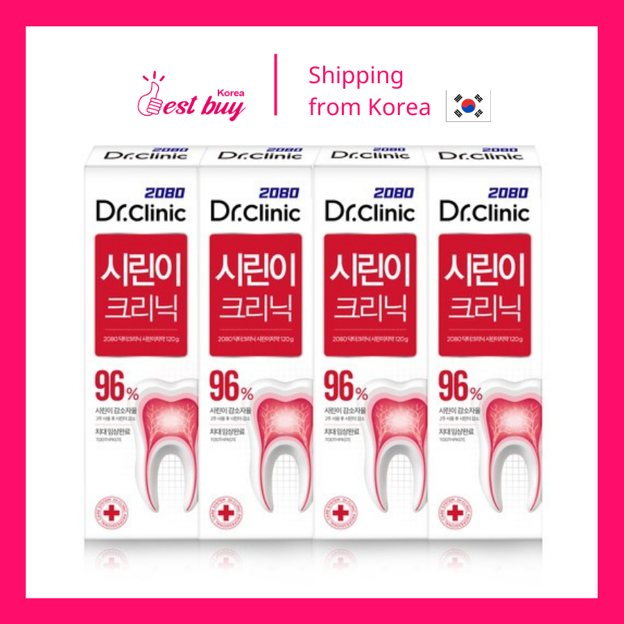 2080 Dr. Clinic Sirin toothpaste 140g x 4 tubes | Shopee Singapore