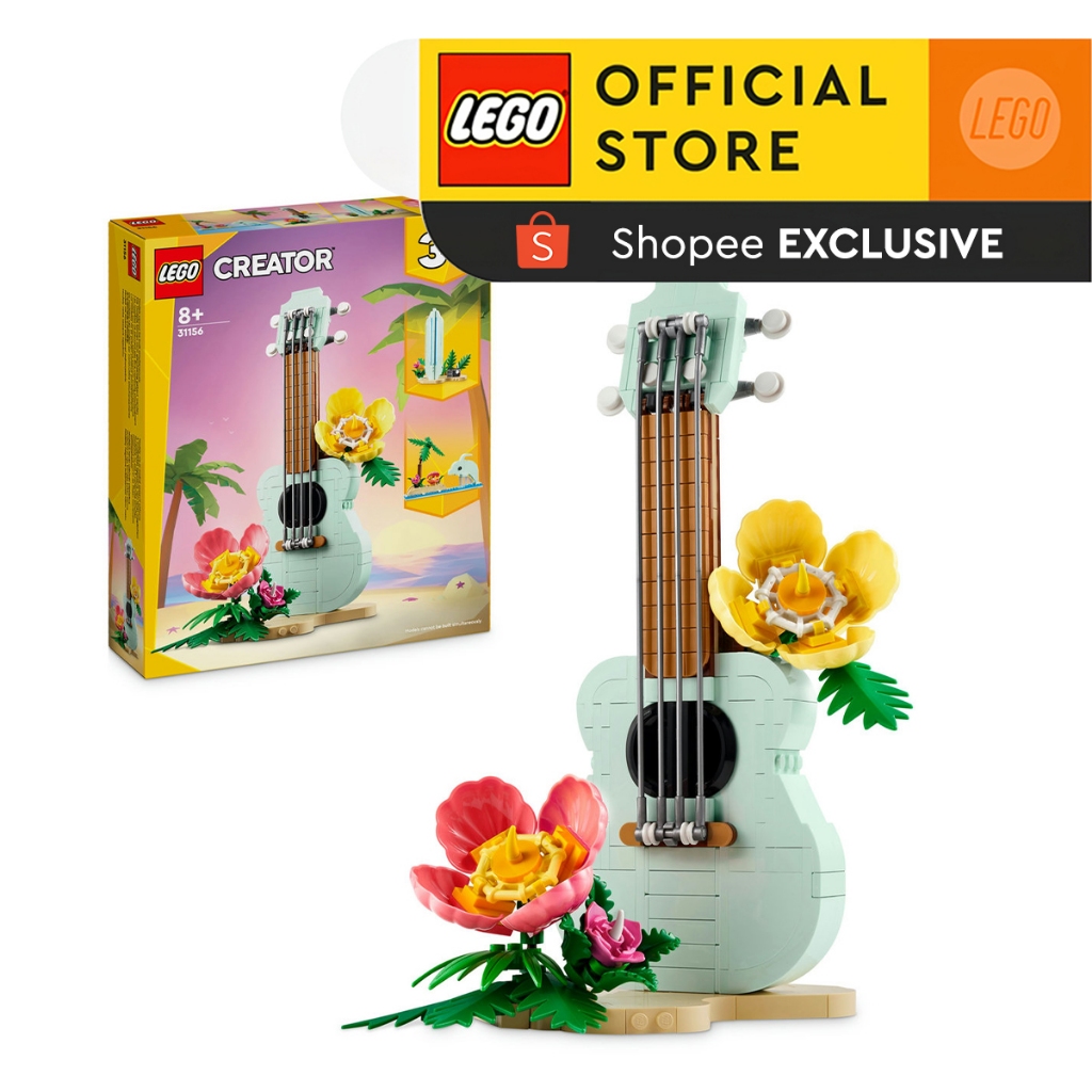 LEGO Creator 31156 Tropical Ukulele 3in1 Toy Set (387 Pieces) | Shopee ...