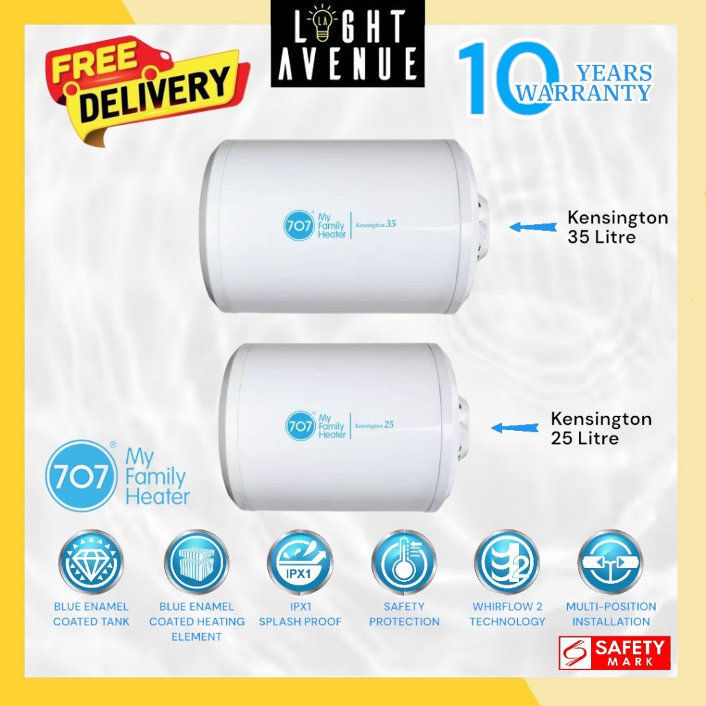 707 Kensington Storage Heater [25L/35L] / Dalton Storage Heater [15L ...