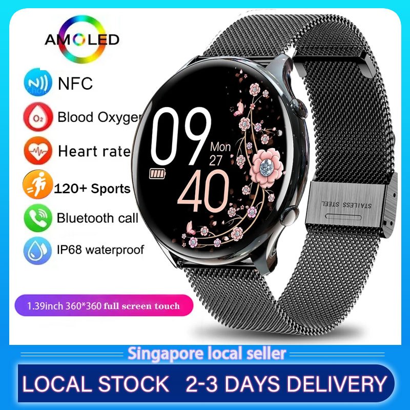 SmartWatch HD Screen Full Touch Custom Dial Smart Watch Women Bluetooth ...