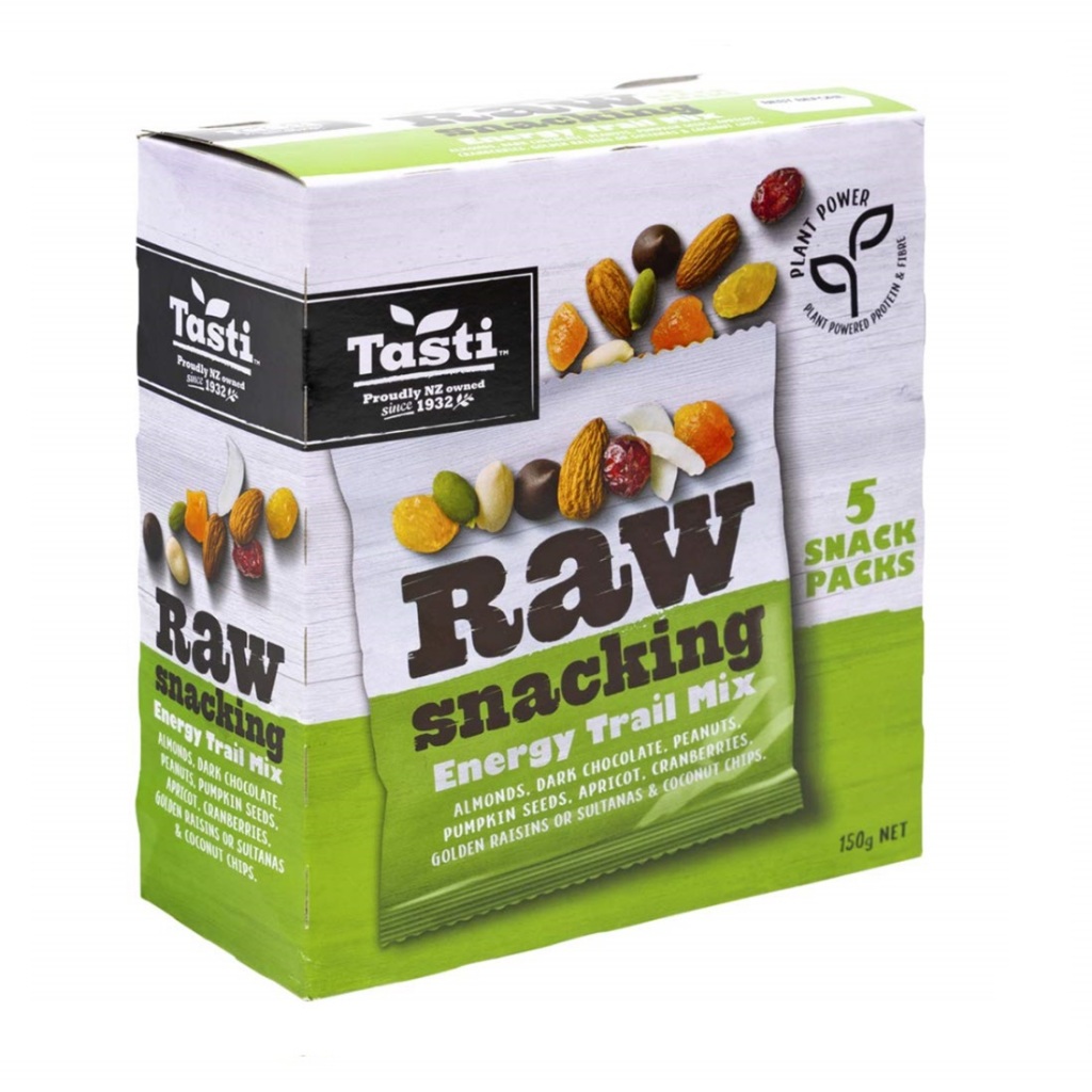 Bundle 3|5|8 Tasti Raw Snacking Energy Trail Mix Snack Packs 5 x 30G ...