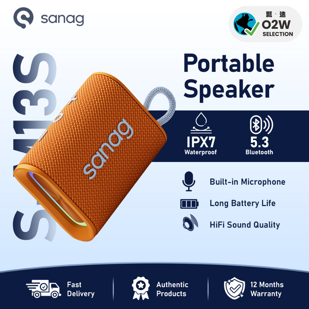 SANAG S-M13S Pro Max Portable Bluetooth 5.3 Wireless Speaker IPX7 Waterproof HiFI Sound Quality ...