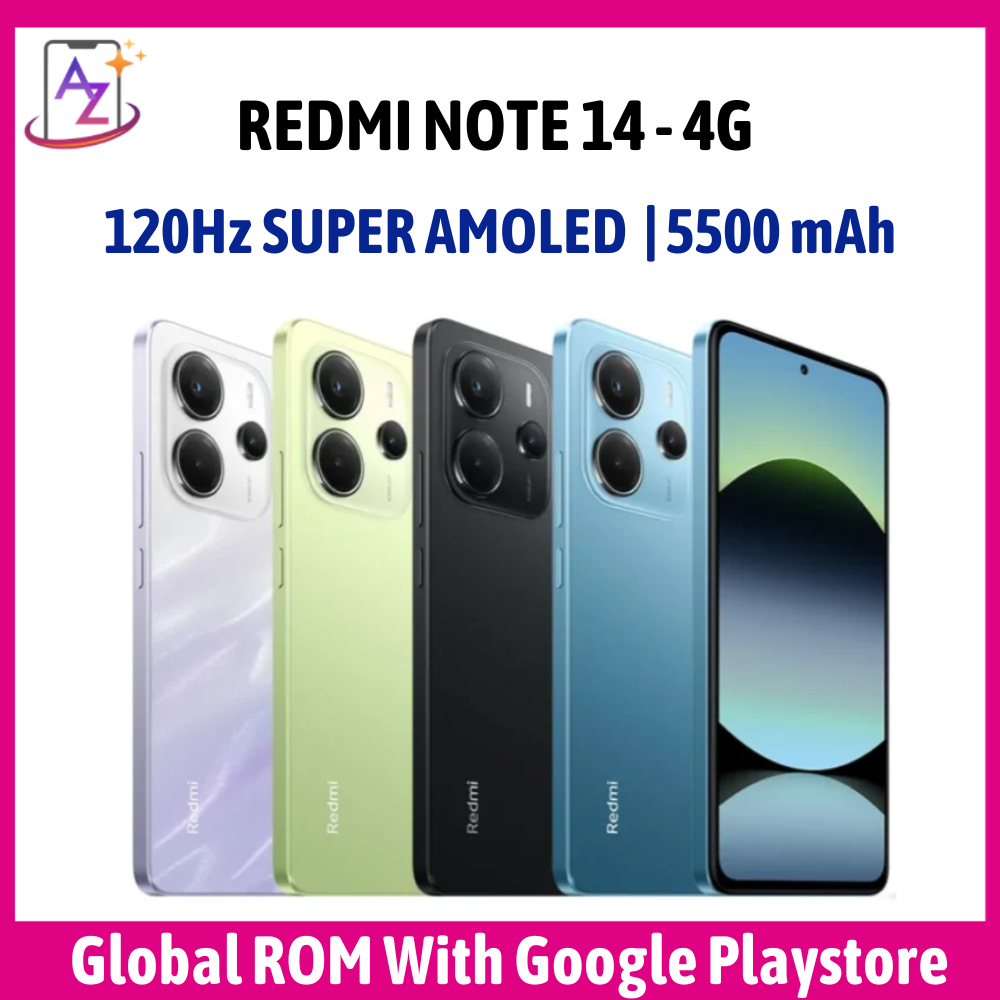 Redmi Note 14 4G (8/256GB) | 33W turbo charging & 5500mAh battery ...