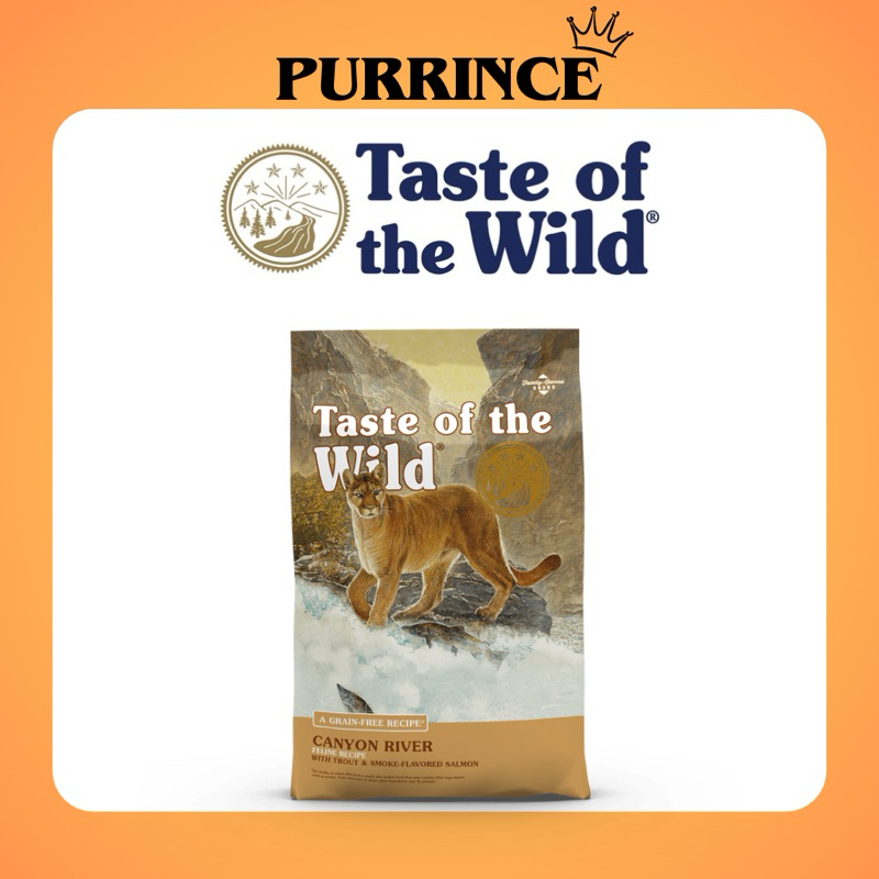 Taste Of The Wild Canyon River Trout & Smoke-Flavored Salmon Dry Cat ...