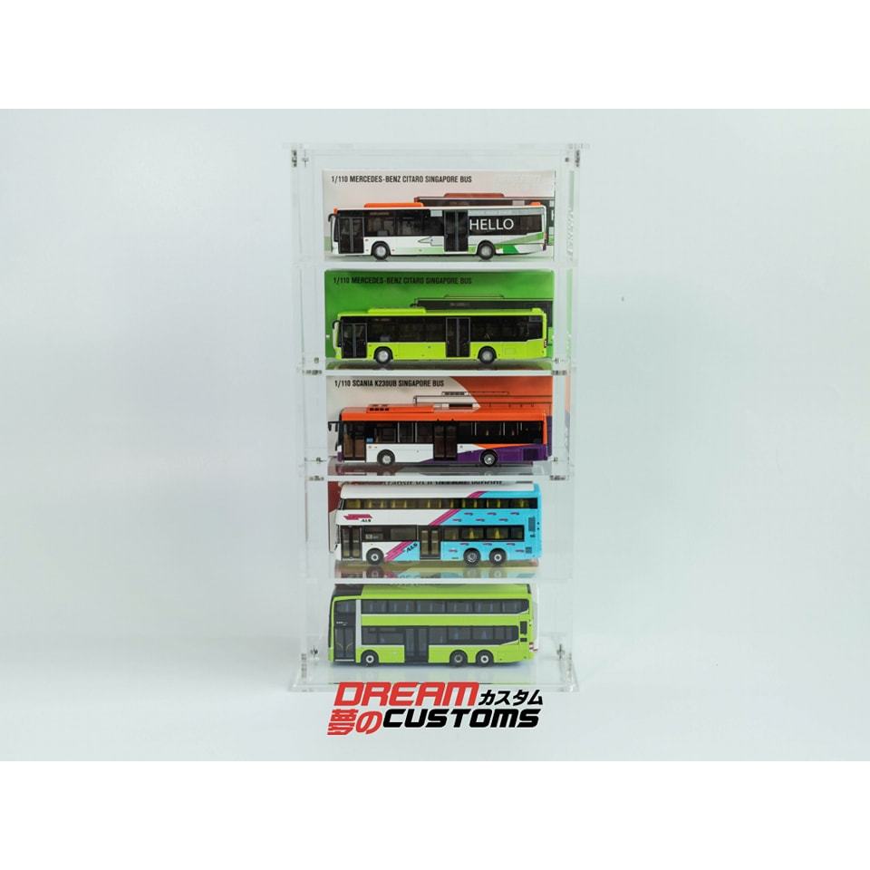 [SG READY-STOCKS] Dream Customs 5-tier Bus Display Case [DIY] | Shopee ...
