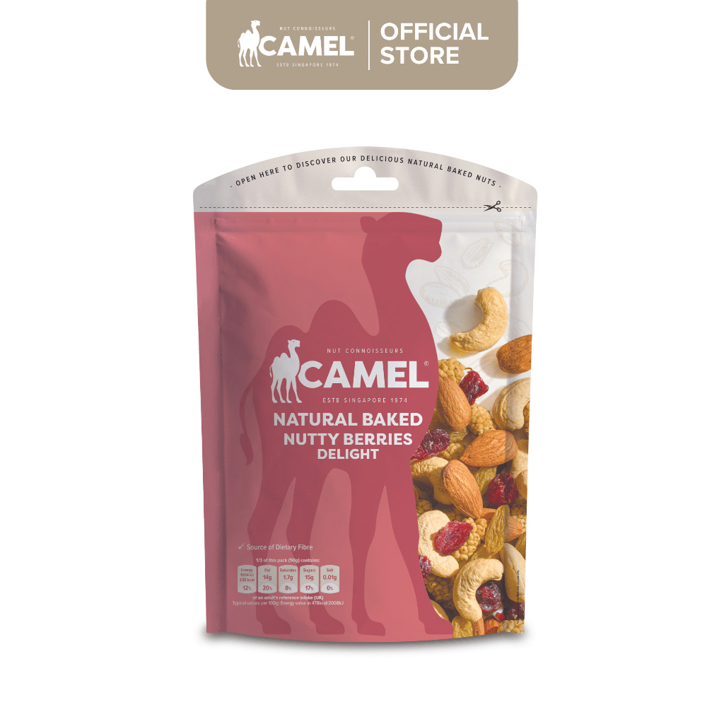Camel Natural Nutty Berries Delight 150g | Shopee Singapore