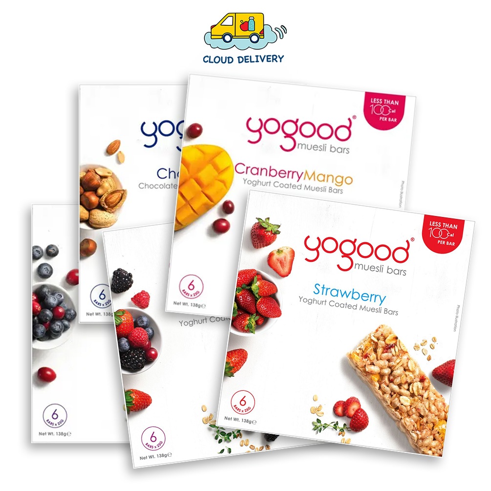 Yogood Yoghurt Coated Muesli Bars 6s (Halal) | Shopee Singapore