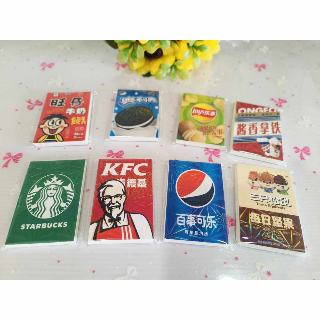 Food & Drinks Series Mini Pocket Blank Notebook | Shopee Singapore