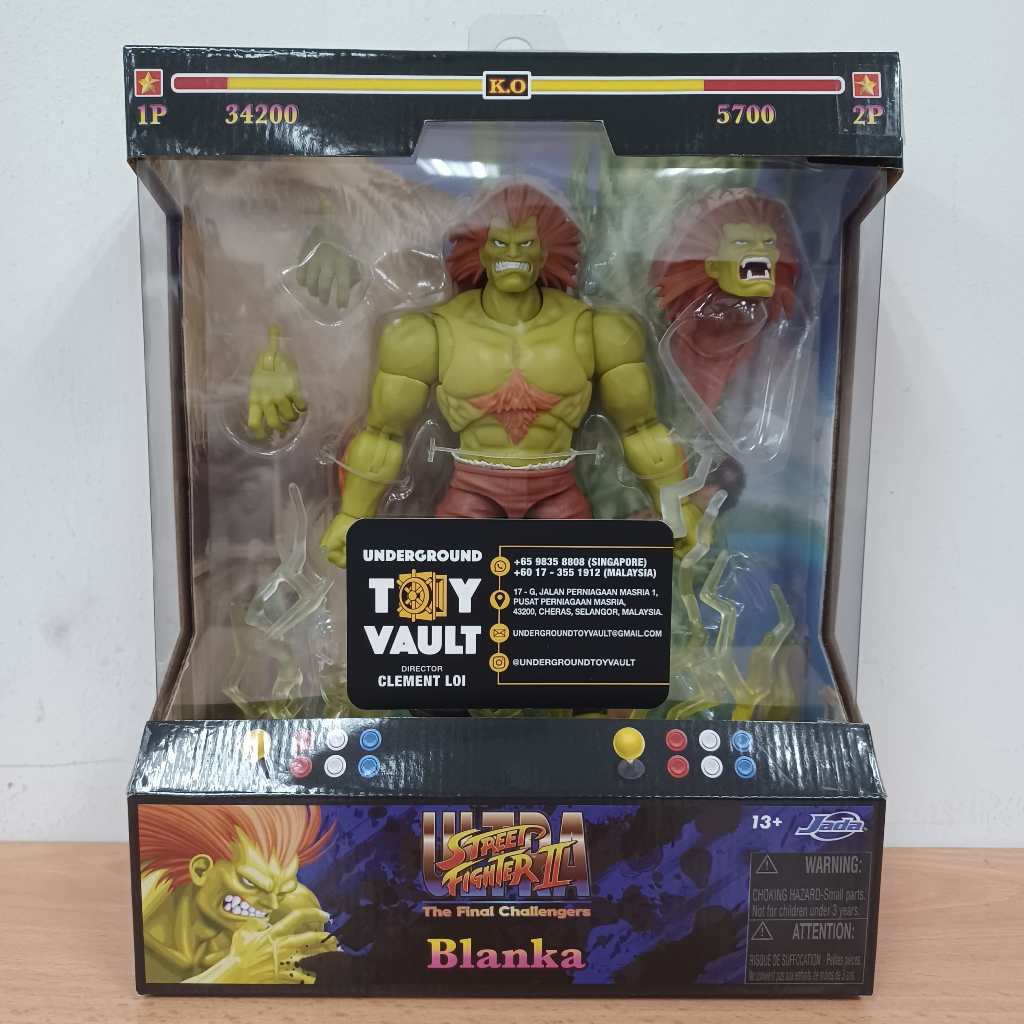 Jada Toys Ultra Street Fighter II: The Final Challengers - 6" Blanka | Shopee Singapore