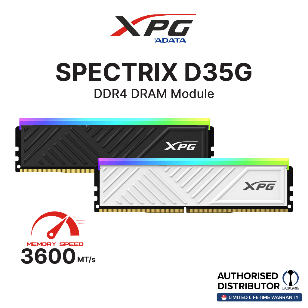 ADATA XPG SPECTRIX D35G DDR4 3600 CL18 2x8GB, 2x16GB KIT [2 Color ...