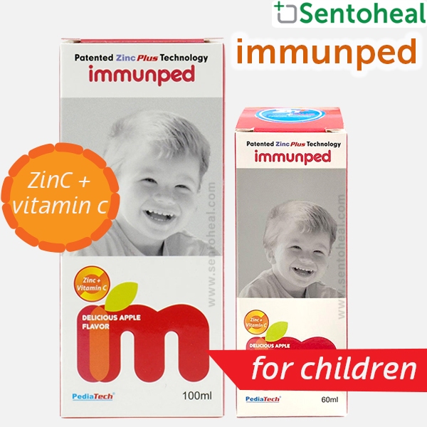 Immunped Vitamin C and ZinC for children 60ml/ 100ml | Shopee Singapore