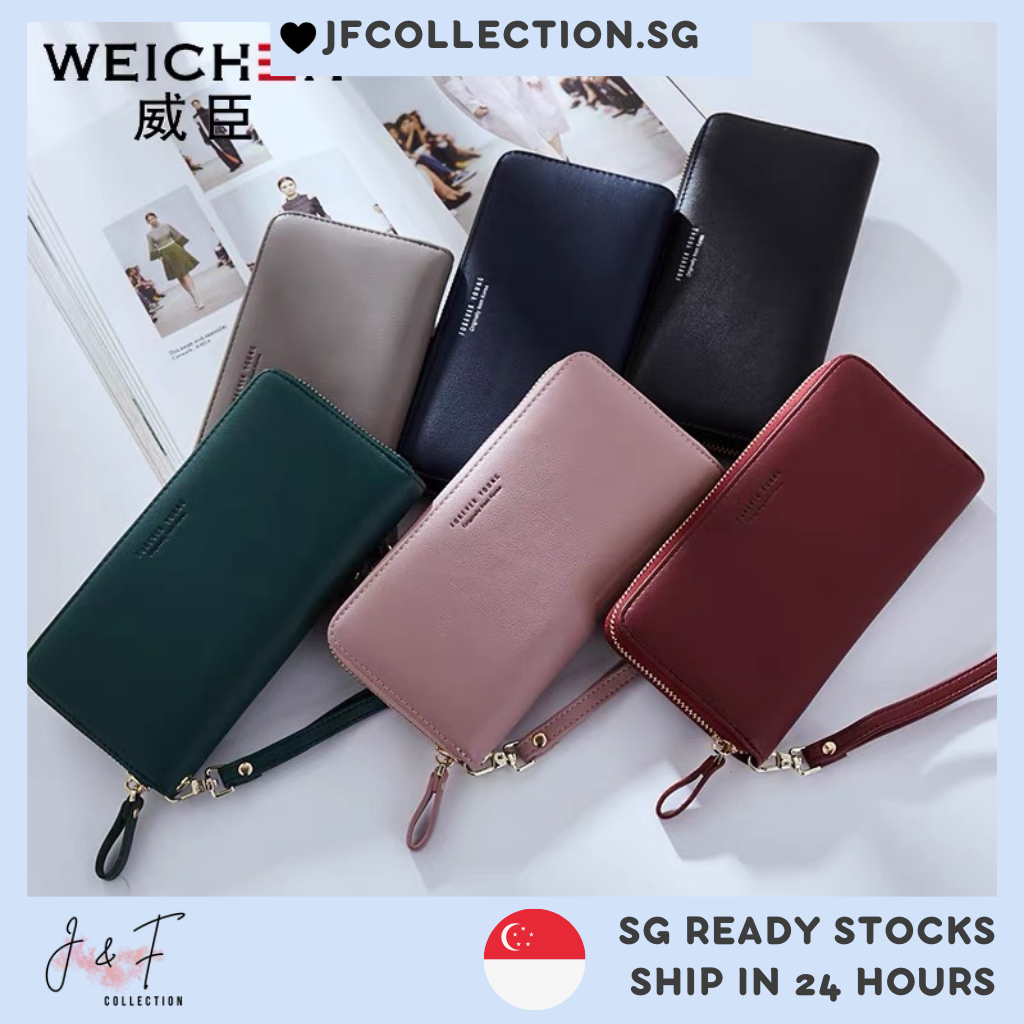 [SG Instocks] Casual Korean style long wallet purse for women WEICHEN ...
