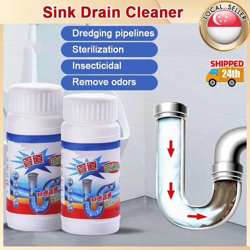 🇸🇬【SG stock】Powerful Sink Drain Cleaner Clog Remover Toilet Blockage ...