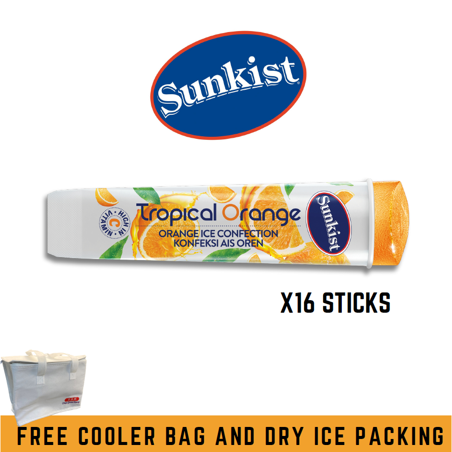 [Bundle Deal] Sunkist Tropical Orange Tube Ice Cream with FREE Cooler ...