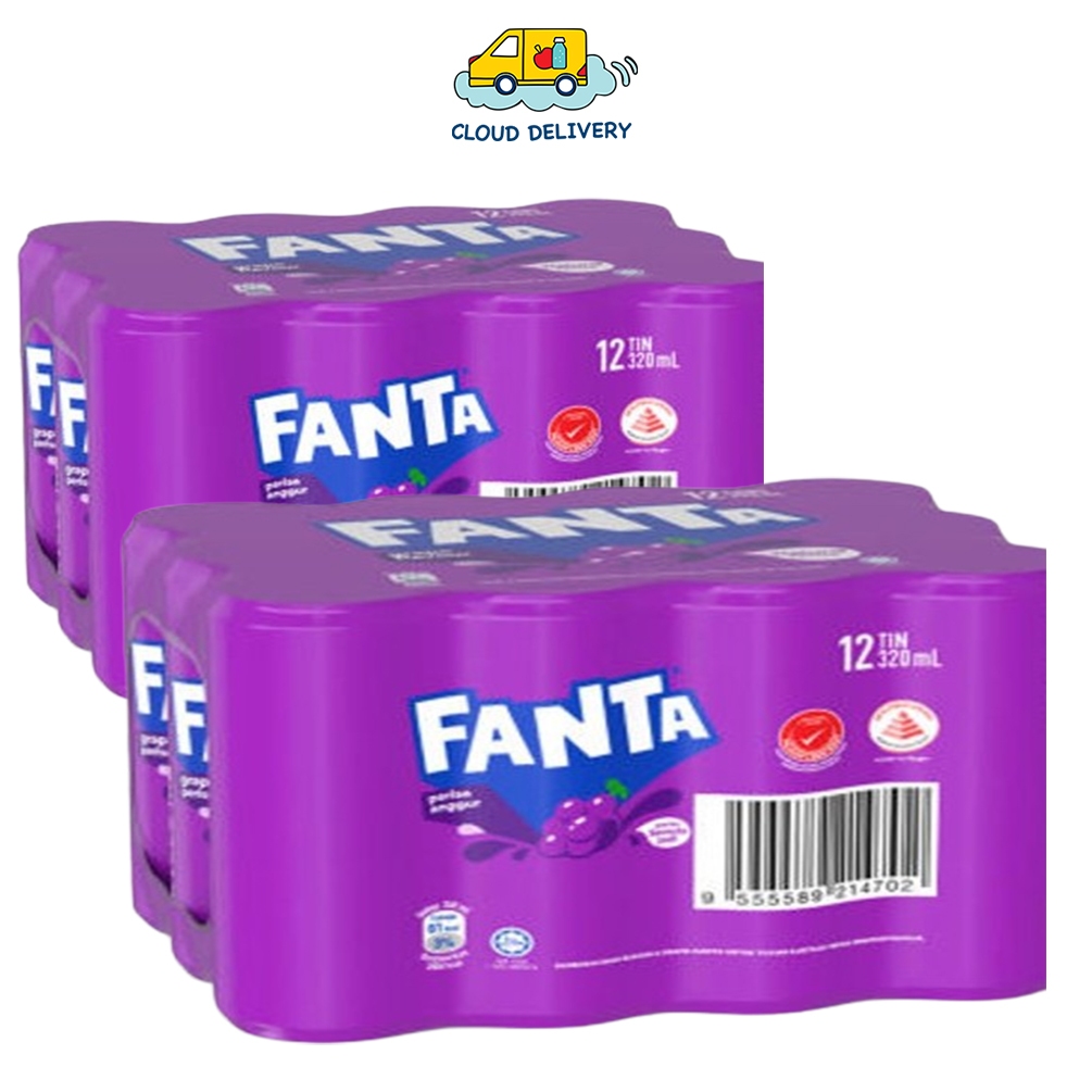 Fanta Grape Can Drink (12 x 320ml / 24 x 320ml) | Shopee Singapore