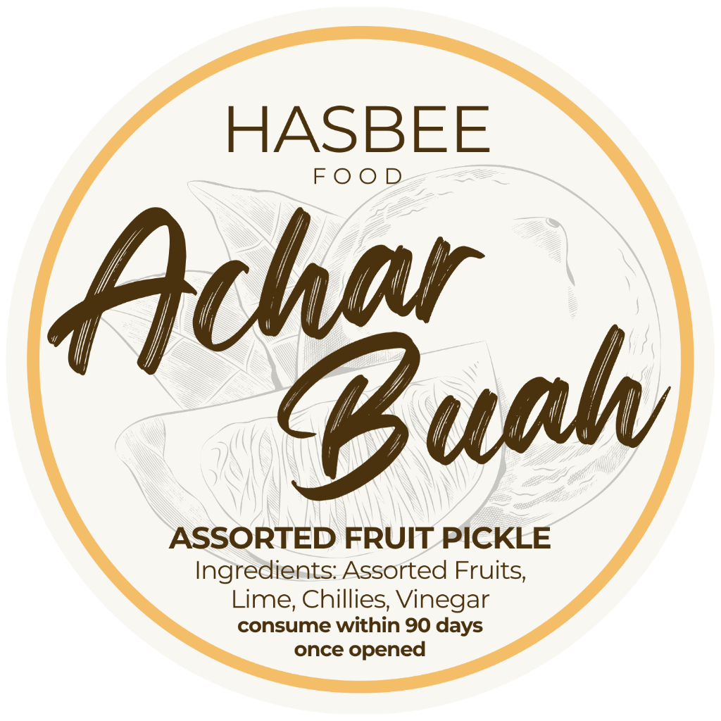 Achar Buah - Savoury Fruit Pickle / Condiments / Sauces by HASBEE also ...