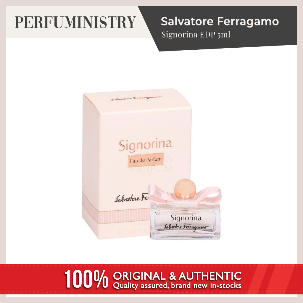 🇸🇬 [perfuministry] SALVATORE FERRAGAMO SIGNORINA EDP 5ML MINIATURE FOR ...