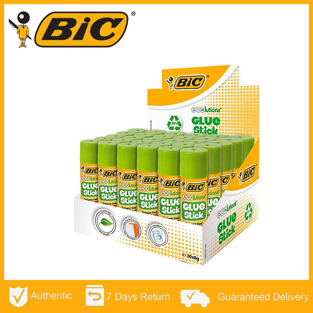 BIC Eco Glue Stick 8g (30's/Box) | Shopee Singapore