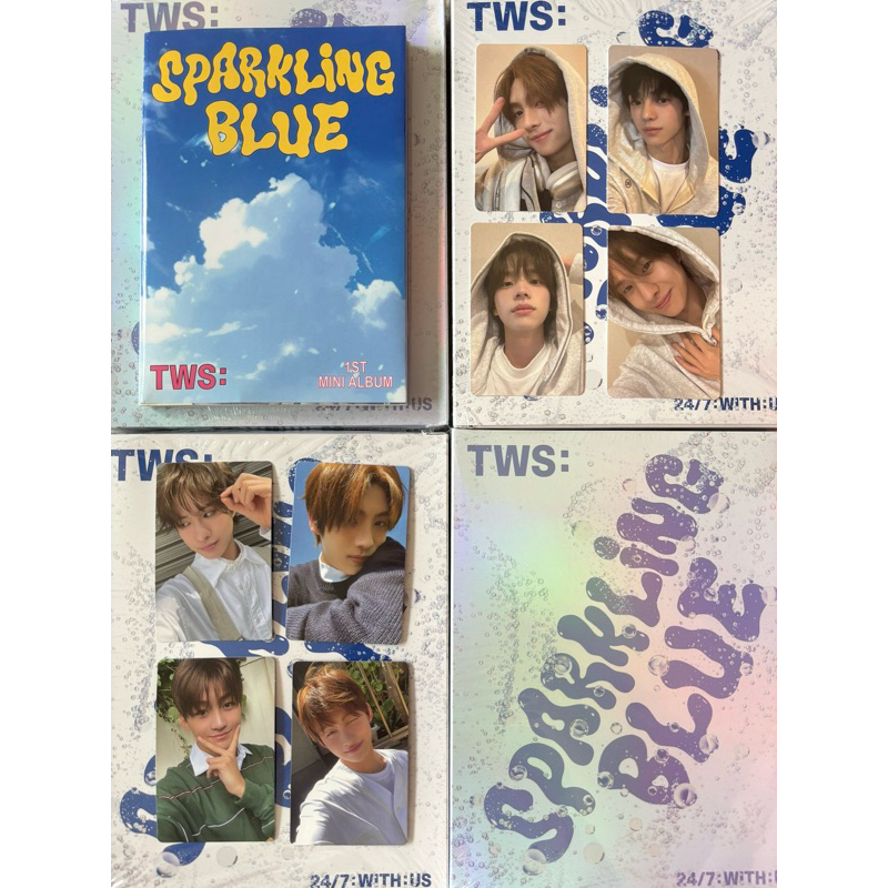 TWS Sparkling Blue Unsealed album set / Photocard PC | Shopee Singapore