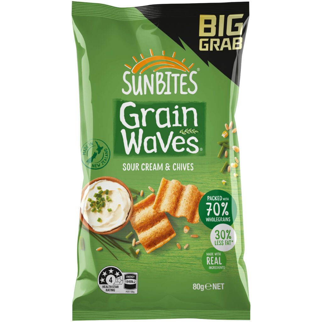 Bundle 6|12|24 Sunbites Grain Waves Wholegrain Chips Sour Cream And ...