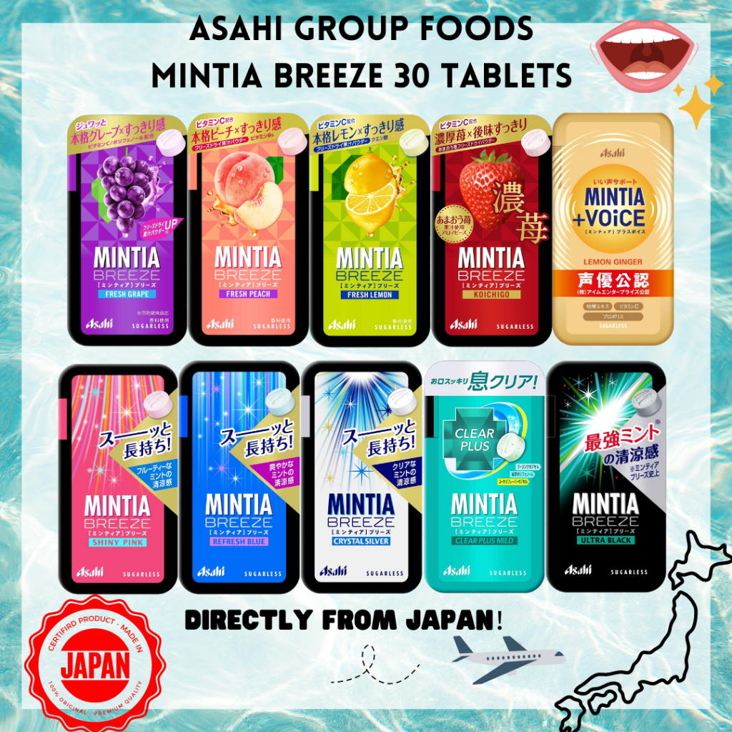 Asahi Group Foods MINTIA Breeze 30 tablets | Shopee Singapore