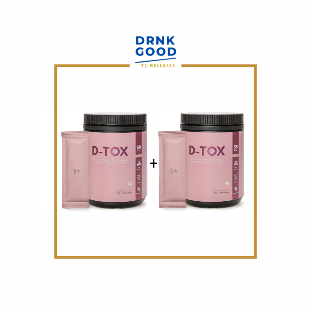 [SG Seller] (Double Bottles) D-tox Grape Flavour Sachet Sendayu Tinggi ...