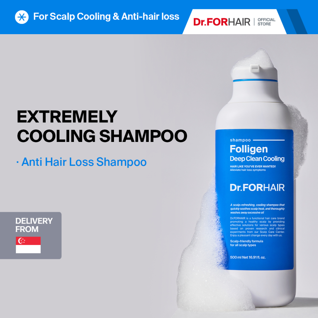 [Dr.FORHAIR] FOLLIGEN DEEP CLEAN COOLING SHAMPOO 500ml | Shopee Singapore