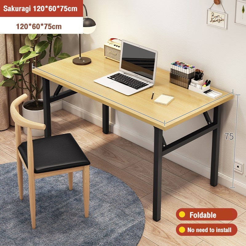 Foldable Folding Computer Dining Study Tables Long Training Table ...