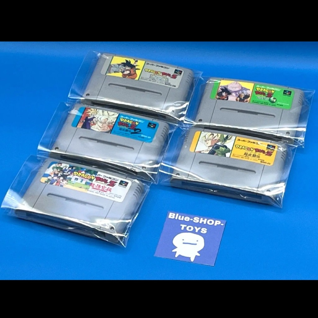 Lot 5 super famicom Dragon Ball 1 2 3 4 5 cassette only SET ( Direct ...