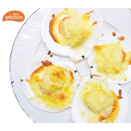 [YOCORN] Half Shell Scallop Cheese Pizza (6PCS/240G/PKT) 半壳扇贝芝士比萨 ...