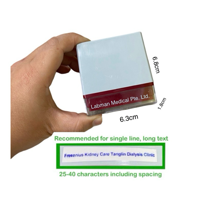 NAME STAMP ( FLASH CHOP) SELF-INKING, designation, nurses, doctors ...