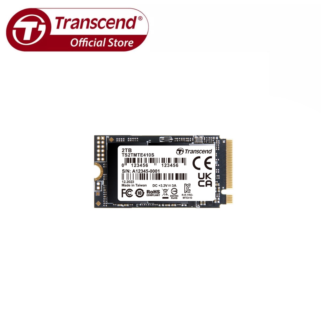 Transcend MTE410S 1TB/2TB NVMe PCIe Gen4 x4 M.2 2242 SSD Solid State Drive | Shopee Singapore