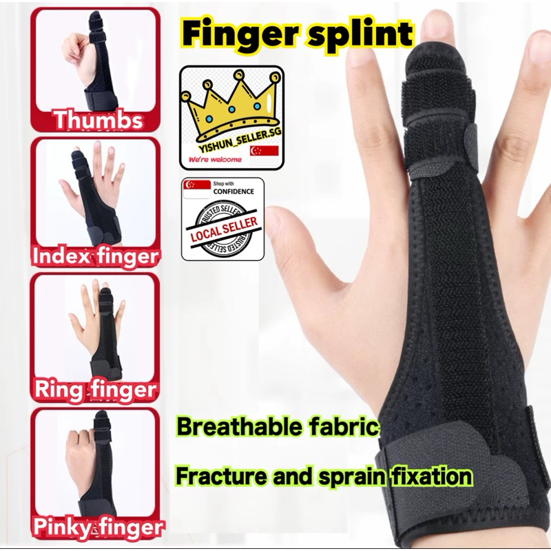 Finger Cast Immobilizer Hand Splint Medical Grade Aluminum Brace ...
