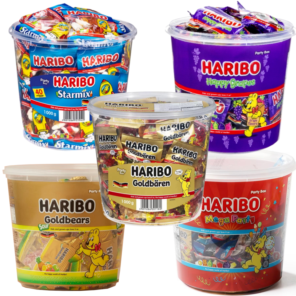 HARIBO Gummy Large Serving | 5 Types Sweet Jelly | Shopee Singapore