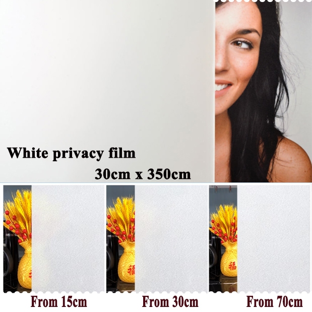 60(90)cm X 100cm Waterproof Frosted Privacy Bathroom Window Glass Film Stickers PVC Self ...