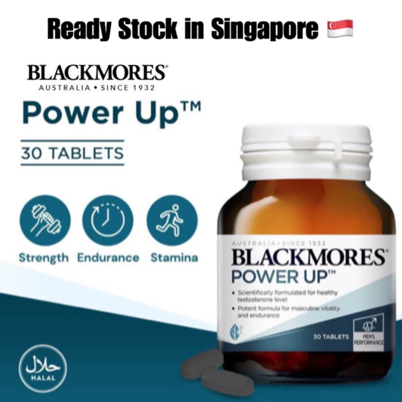 【Ready Stock in SG】Blackmores Power Up 30 Tablets Blackmore blackmores ...