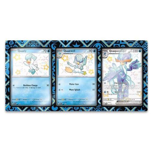 Pokemon TCG Quaquaval ex SVP084, Quaxwell & Quaxly promo cards (from ...