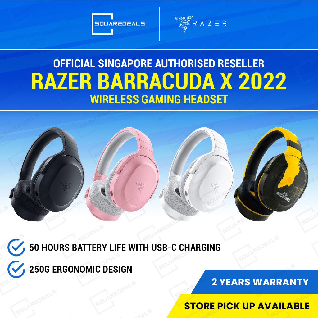 Razer Barracuda X 2022 Wireless Gaming BT & Barracuda X PUBG Edition ...