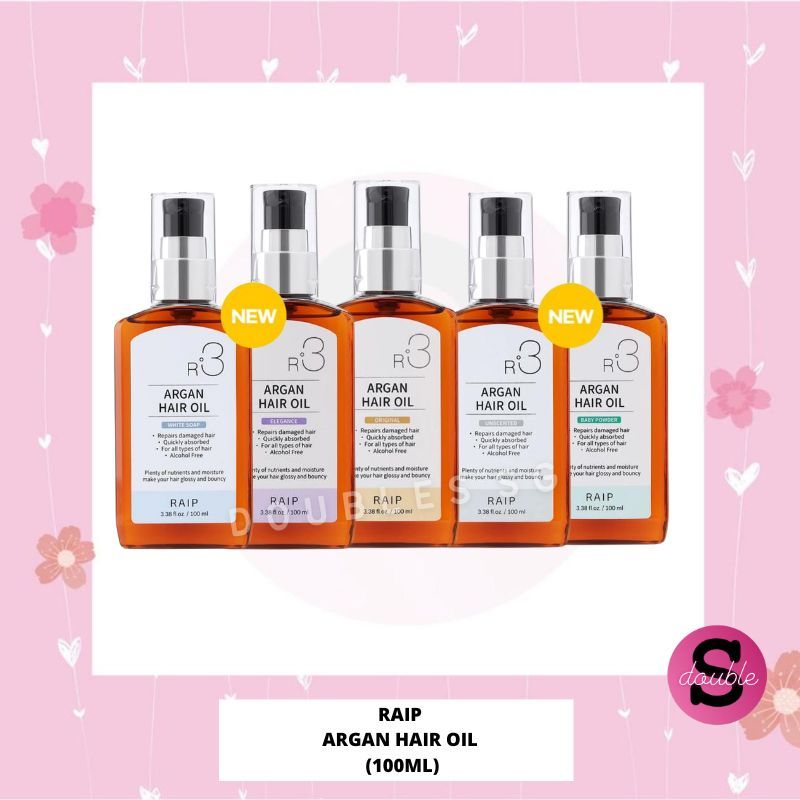 RAIP R3 Argan Hair Oil Essence 100ml | Shopee Singapore