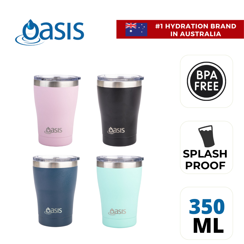 Oasis Stainless Steel Insulated Cup With Lid 350ML | Shopee Singapore
