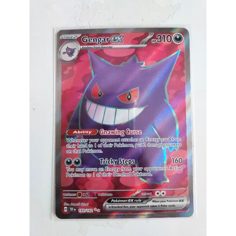 Pokemon gengar ex full art temporal forces card | Shopee Singapore