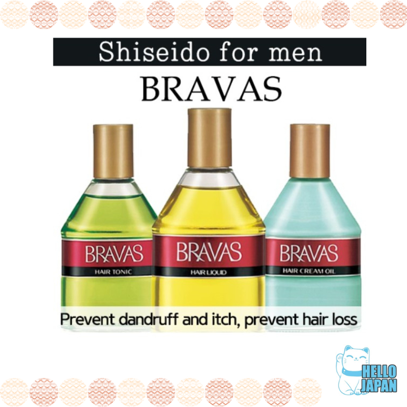 SHISEIDO Bravas Hair Tonic calp Care 180ml set of Hair 3 Types Hair ...