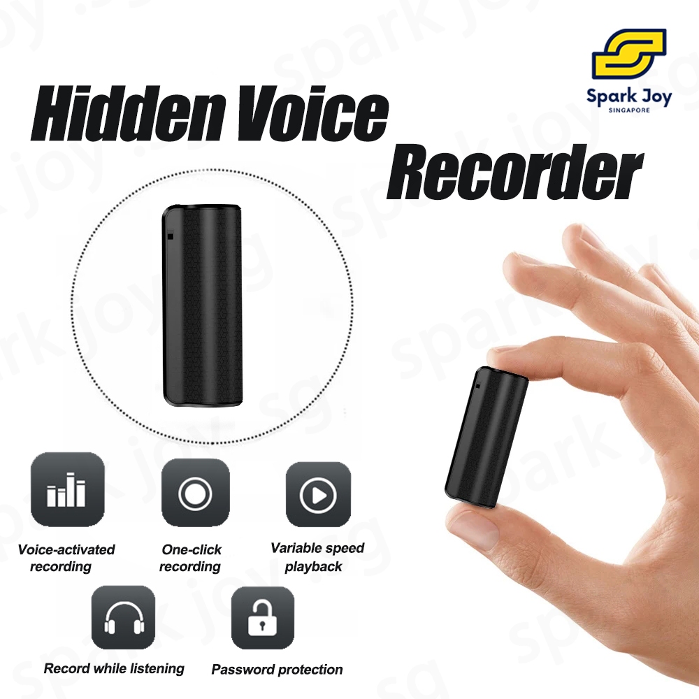 【SG】32G Mini Voice Activated Recorder Small Professional Dictaphone ...