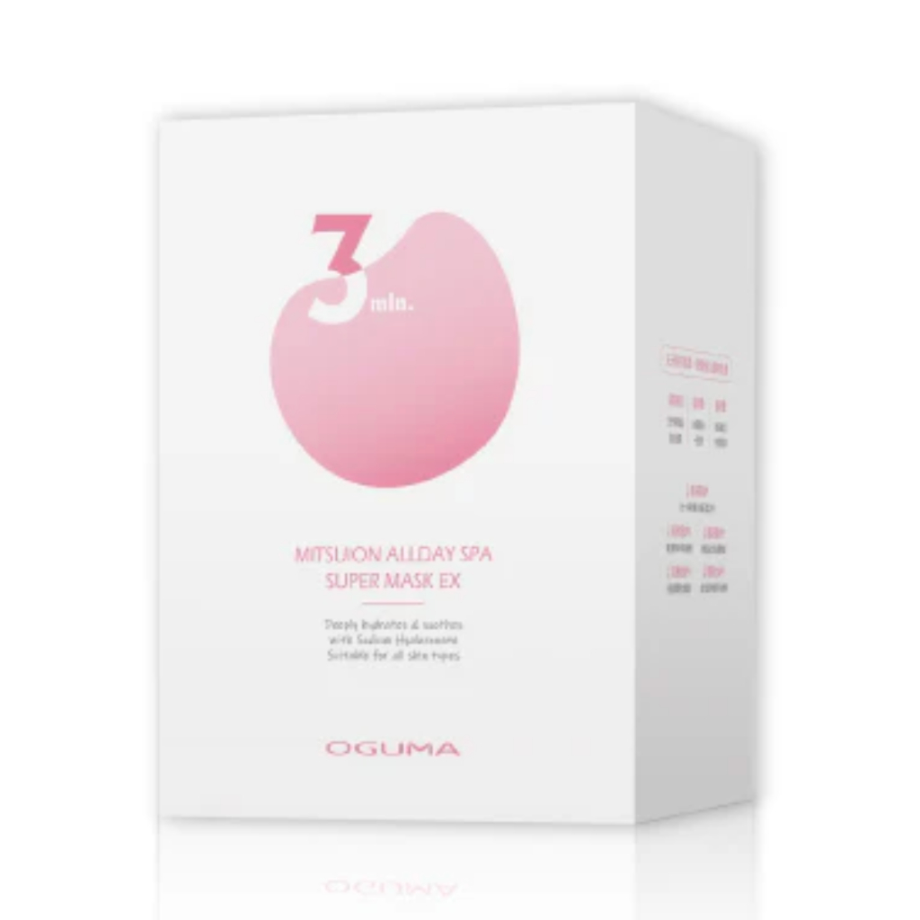 OGUMA 水美媒 Mitsuion AllDay Spa Super Mask Ex 秘之湧天堂之泉玻尿酸水面膜 | Shopee Singapore