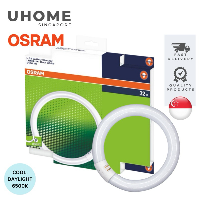 Osram T8 22w/ 32w/ 40w Fluorescent Circular Tube for ceiling light | Shopee Singapore