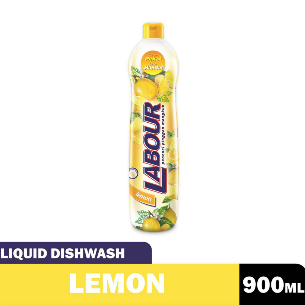 LABOUR DISHWASHING LEMON DISH WASH LIQUID (900ML) ASEAN.OS | Shopee ...