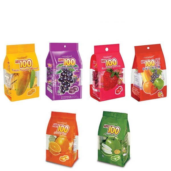 Lot 100 Fruit Gummy (130g) | Shopee Singapore