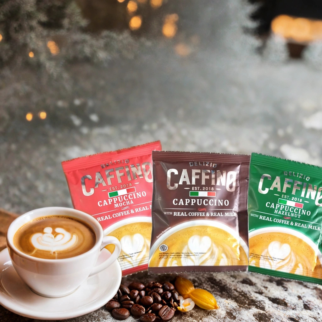 Delizio Caffino Cappuccino 3-in-1 Instant Coffee (1 Sachet) – Rich ...
