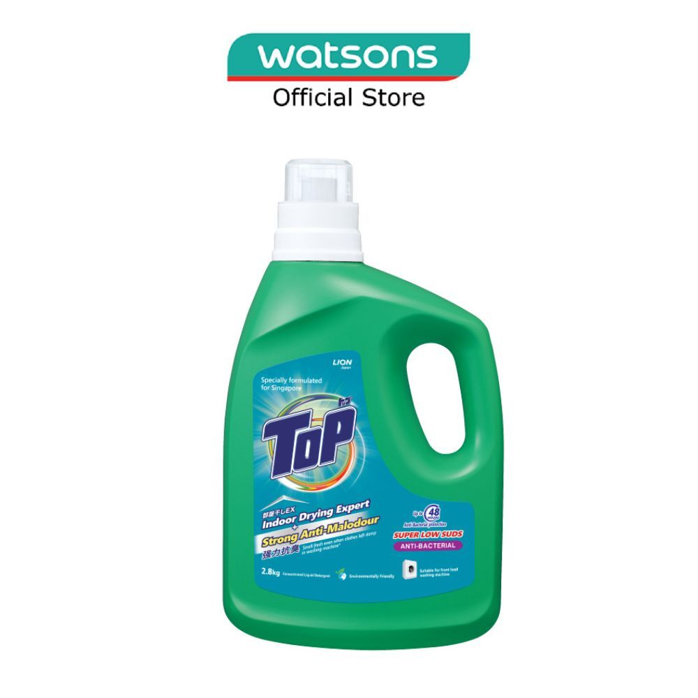 TOP Concentrated Liquid Detergent Super Low Suds Anti-Bacterial 2.8kg ...